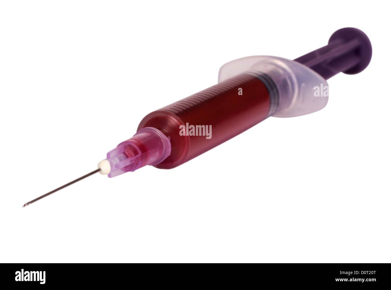 Blood sample in a syringe Stock Photo - Alamy