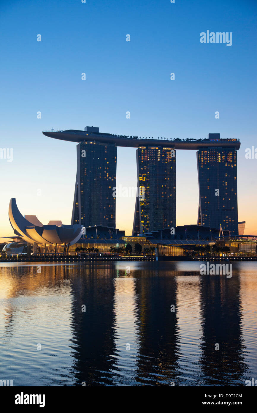 Asia, Singapore, Marina Bay Sands, Marina Bay Sands Hotel, Hotel, Hotels, architecture, Casino ...