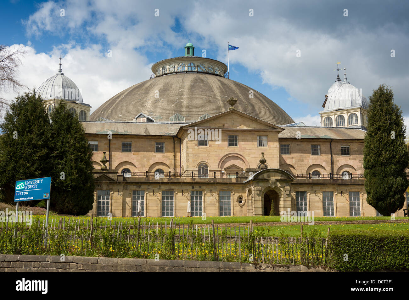 The Devonshire Royal Hospital in Buxton, Derbyshire. Now a campus for ...