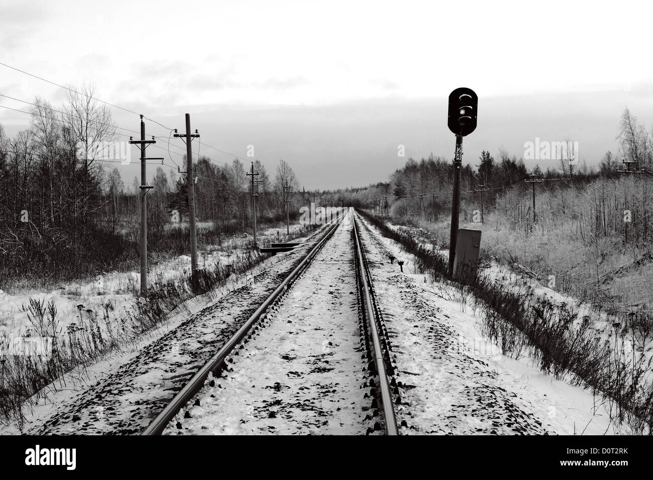 Old vintage semaphore railway signal hi-res stock photography and ...