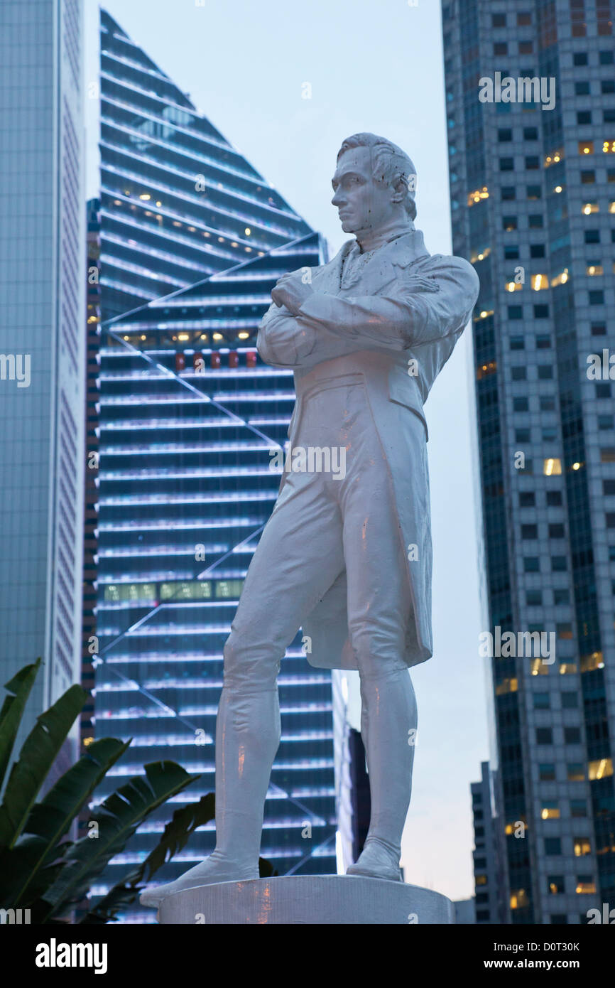 Asia, Singapore, Raffles, Raffles Statue, Tourism, Holiday, Vacation ...