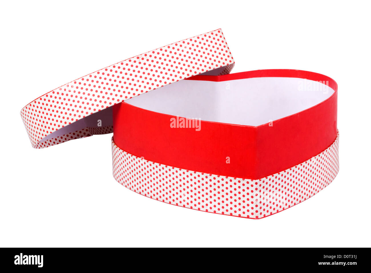 Decorated opened gift box Cut Out Stock Images & Pictures - Alamy