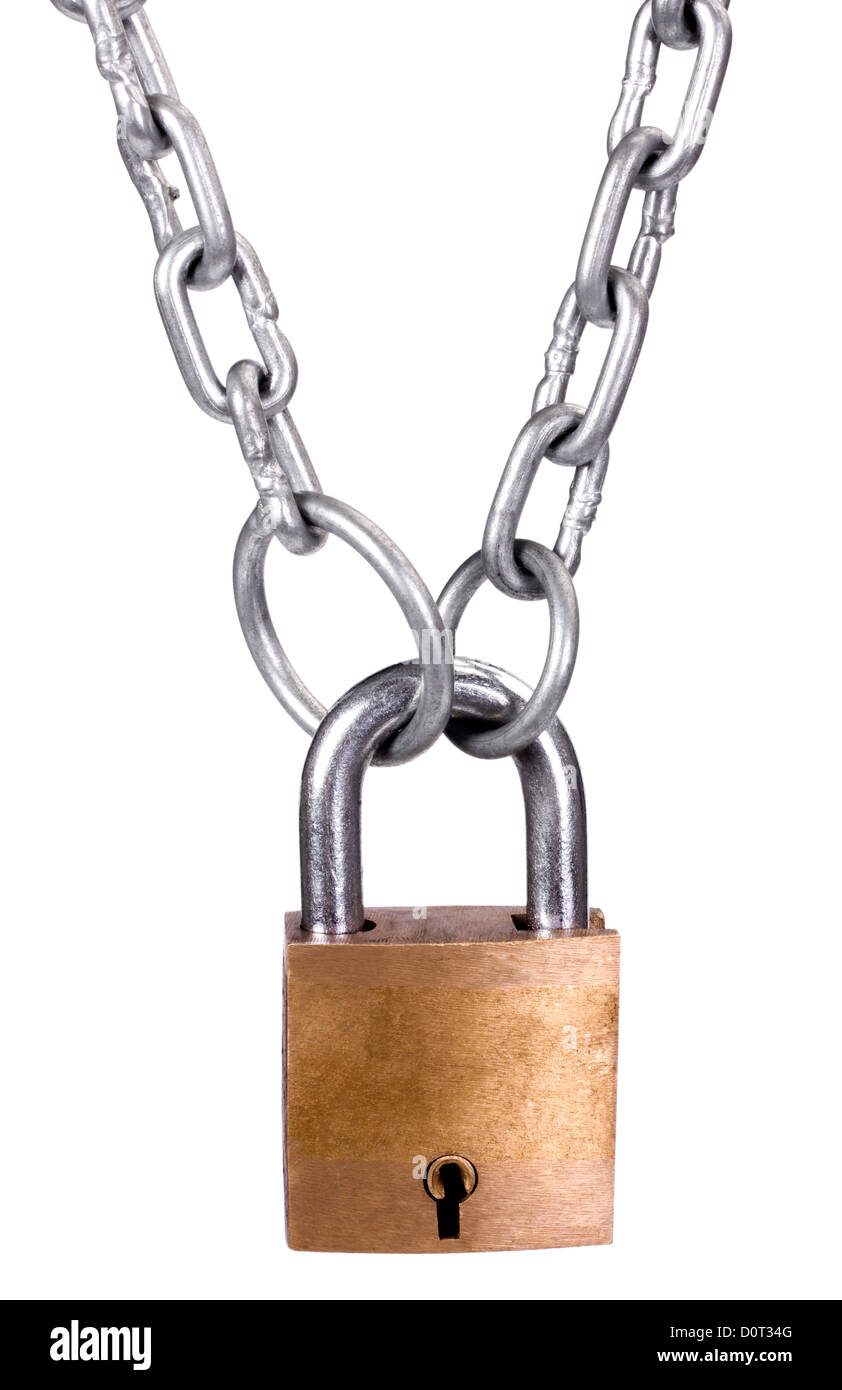 Interlocked padlock hi-res stock photography and images - Alamy