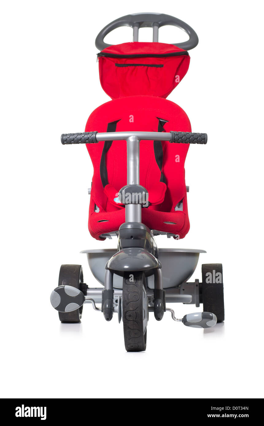 Child's red tricycle Stock Photo - Alamy