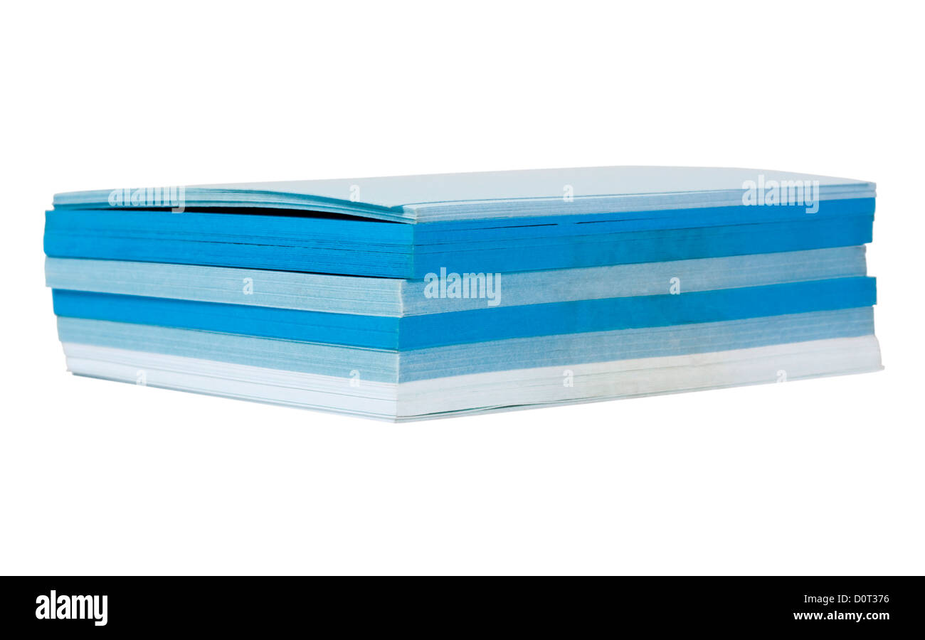 Stack of adhesive notes Stock Photo - Alamy