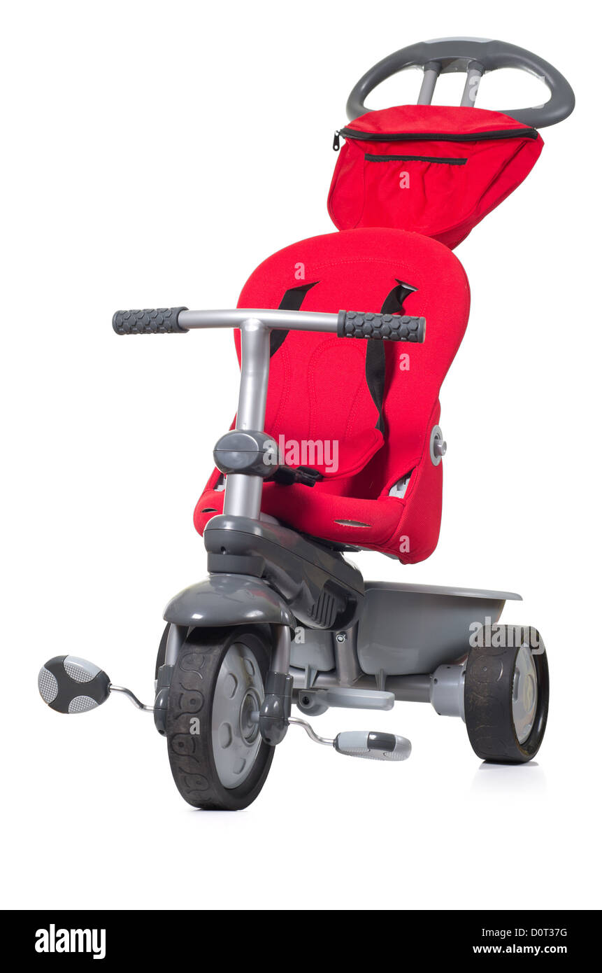 Child's red tricycle Stock Photo - Alamy