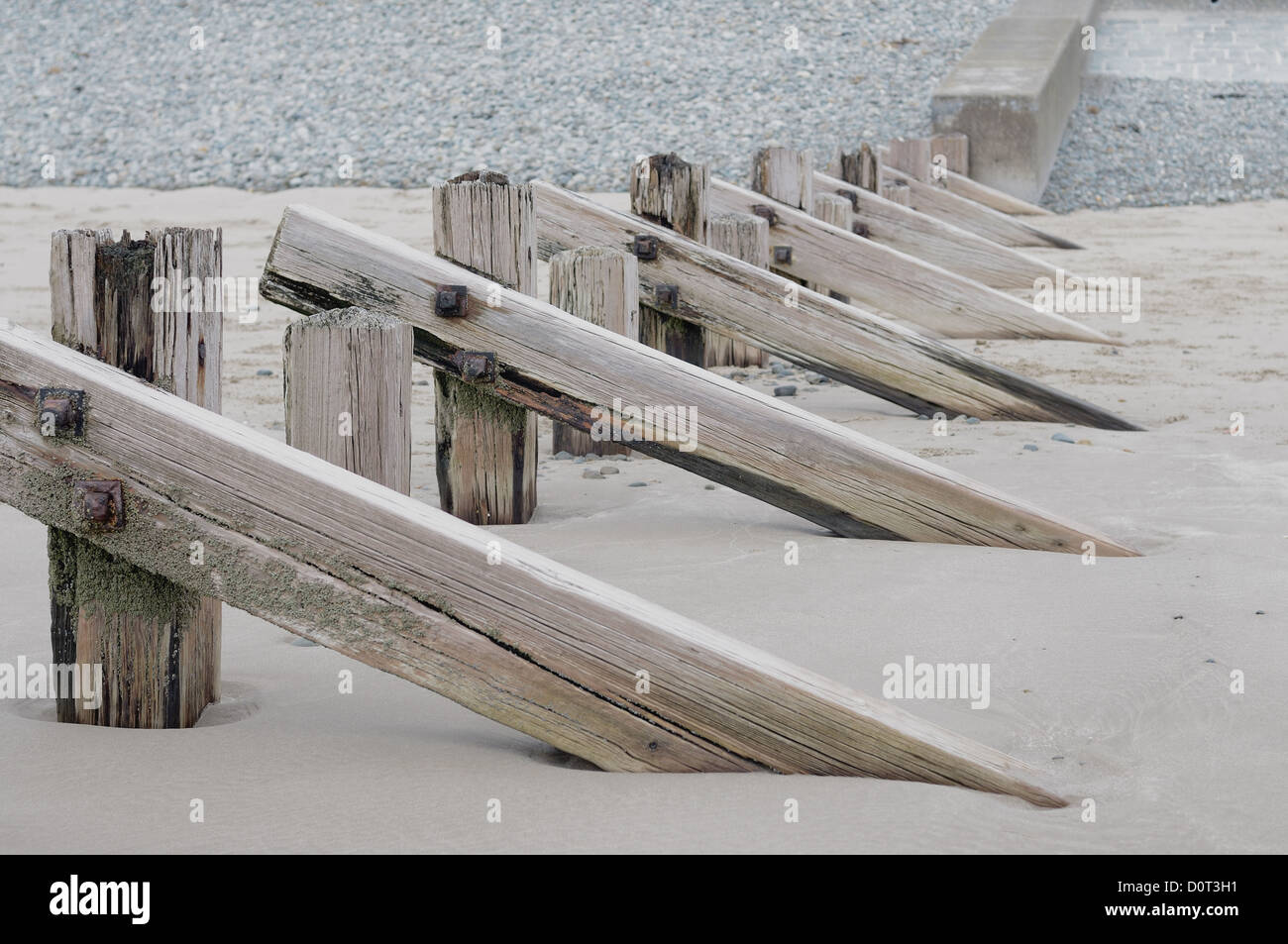 Wooden sea defences hi-res stock photography and images - Alamy