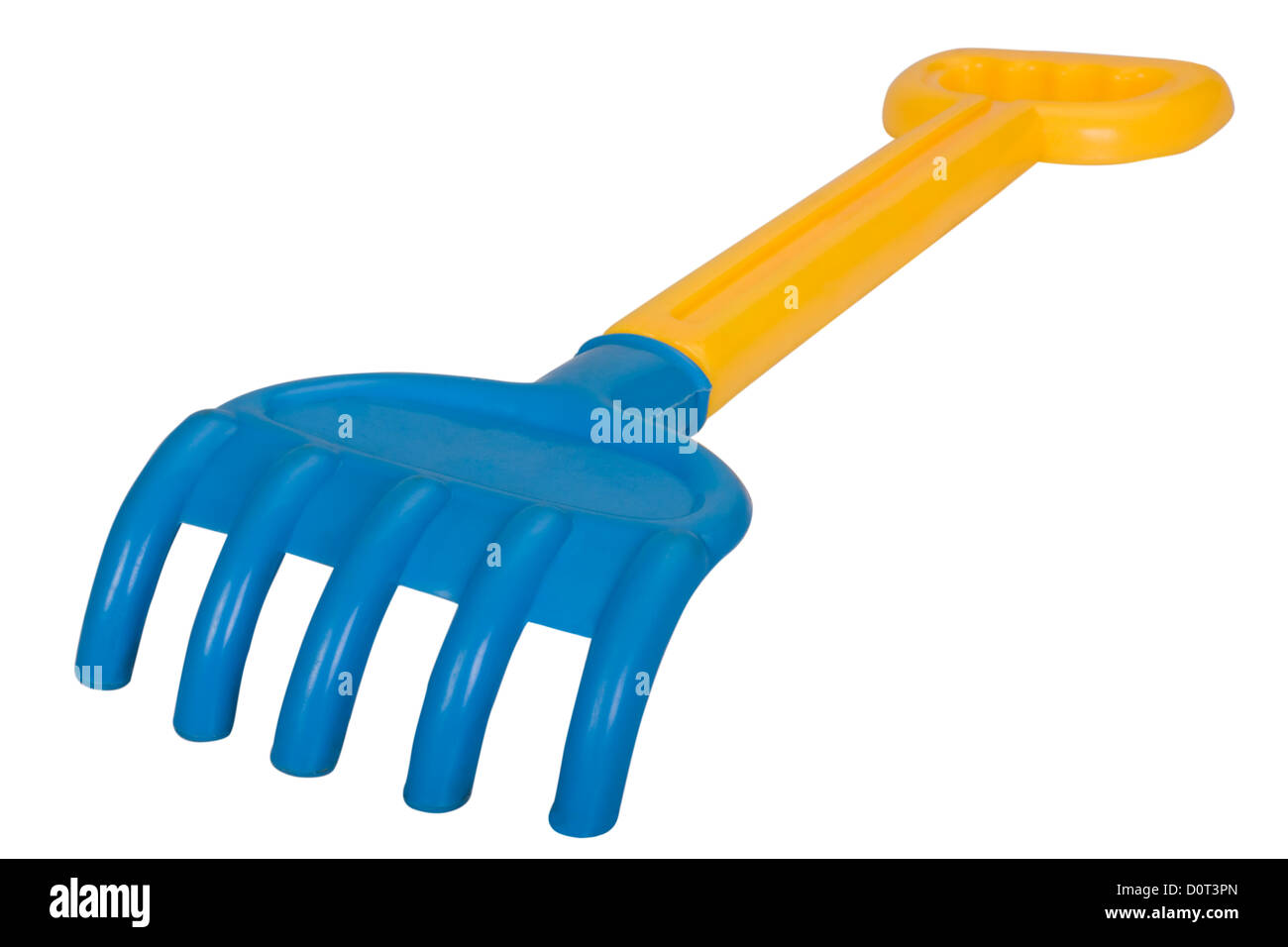 Blue toy rake Cut Out Stock Images & Pictures - Alamy