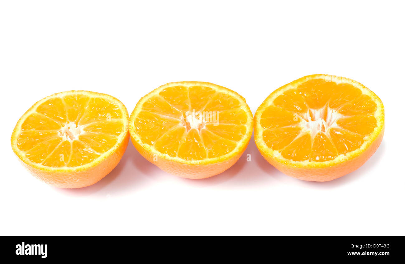 Tangerine half Cut Out Stock Images & Pictures - Alamy