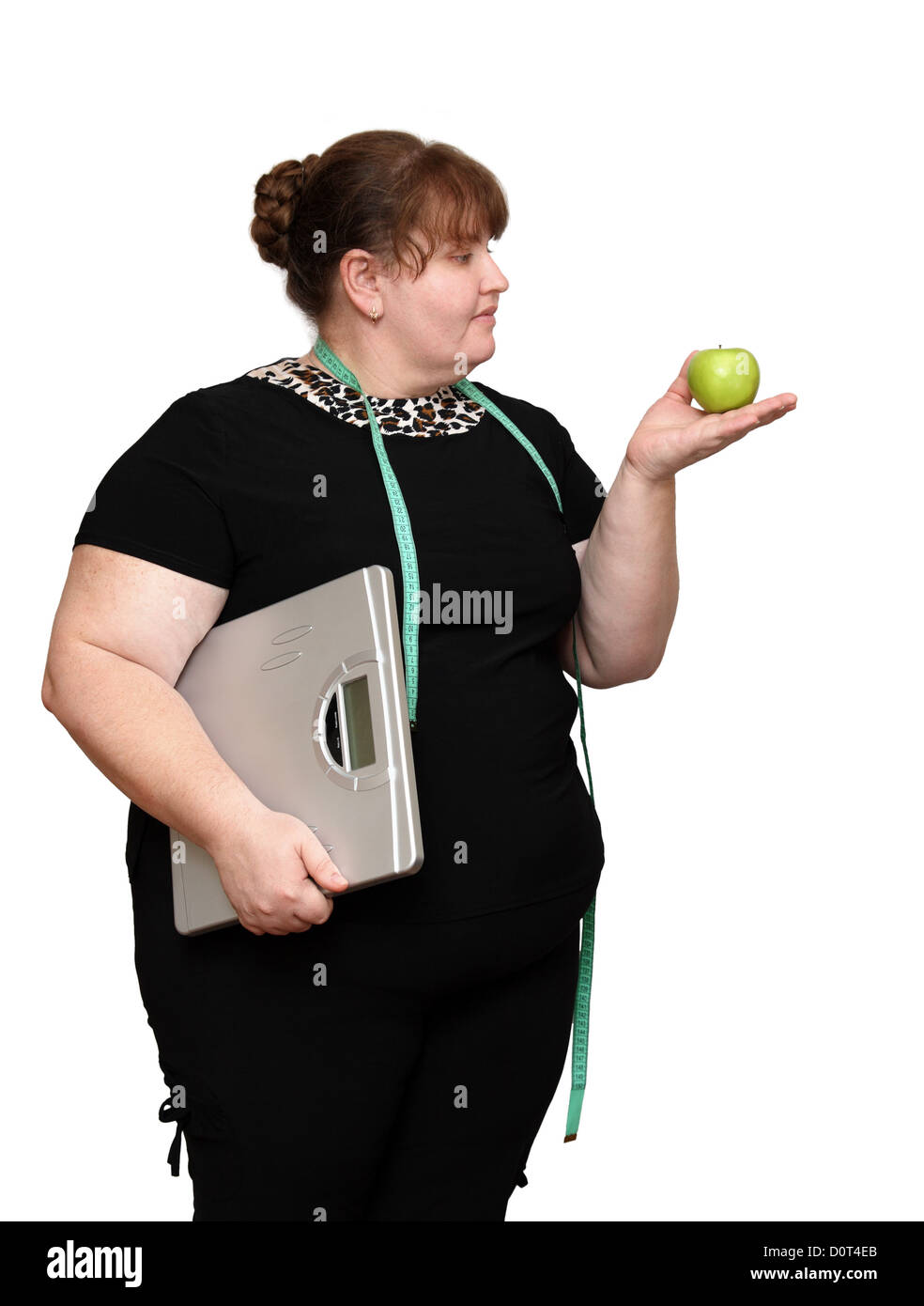 Overweight person scales isolated hi-res stock photography and images ...
