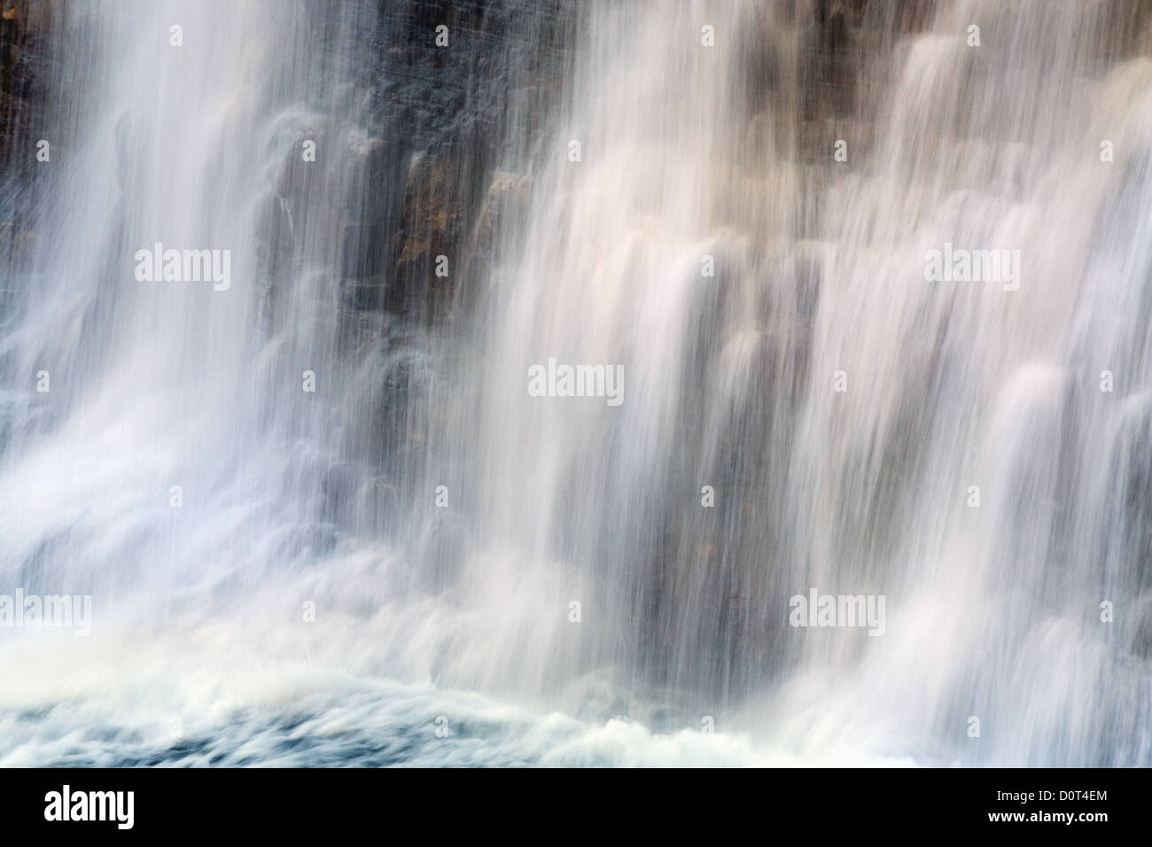 Waterfall on mountain forest Stock Photo - Alamy