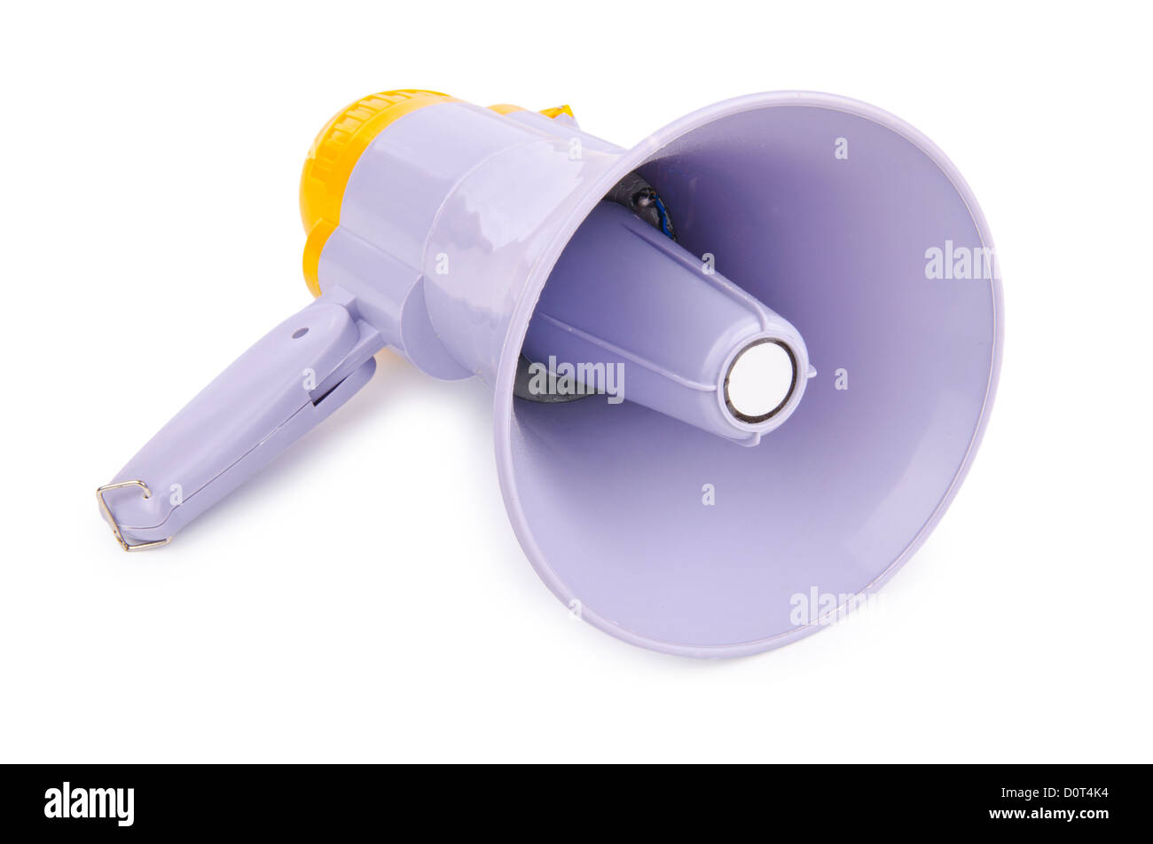 Loudspeaker isolated on the white background Stock Photo - Alamy
