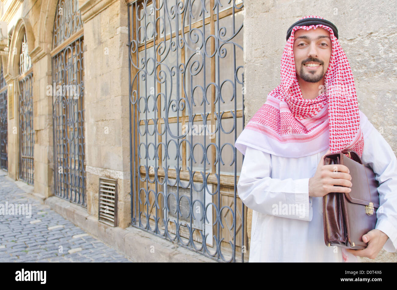 Arab on the street in summer Stock Photo - Alamy