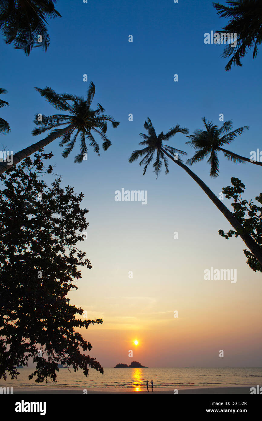 Asia, Thailand, Trat Province, Koh Chang, Ko Chang, Klong Prao Beach ...