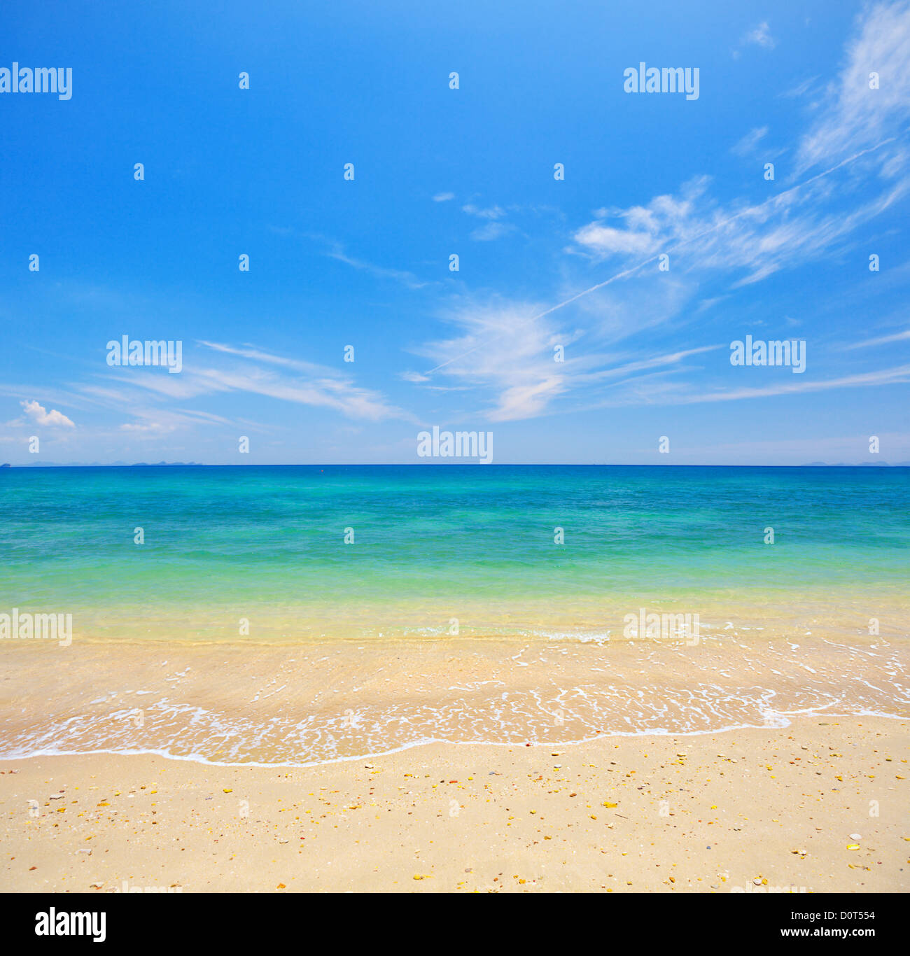 beach and sea Stock Photo - Alamy