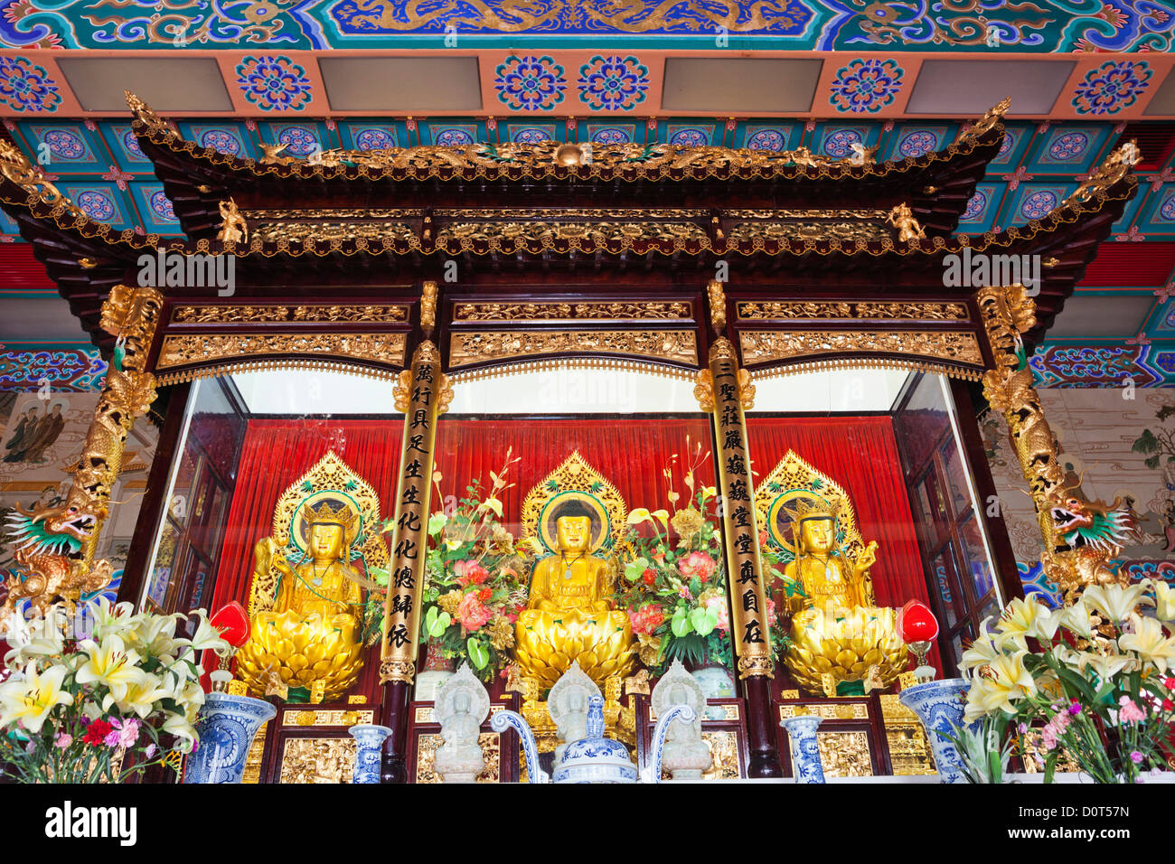 Asia, China, Hong Kong, Tsuen Wan, Western Monastery, Monastery ...