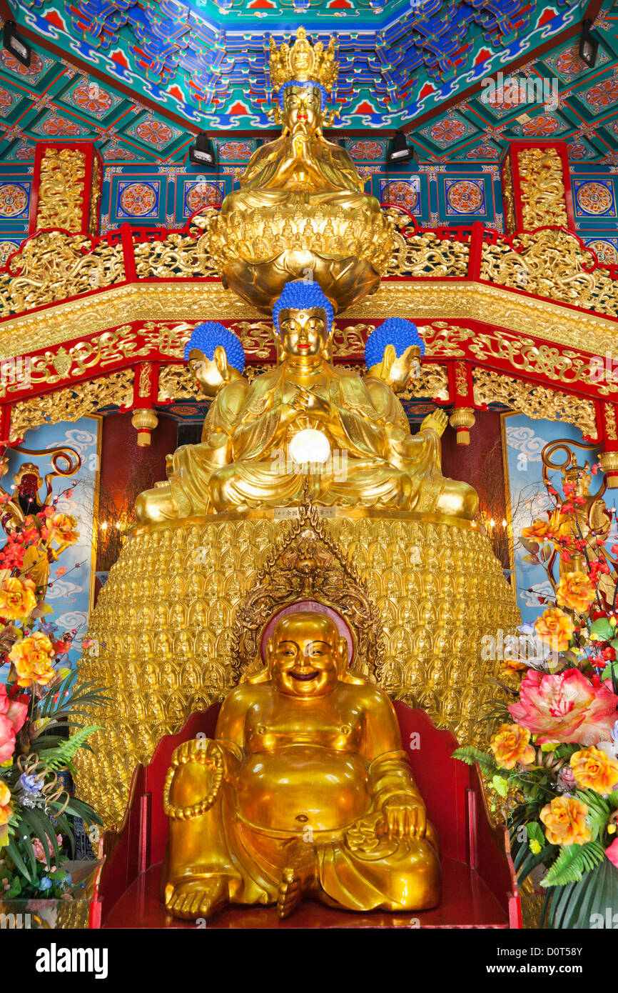 Asia, China, Hong Kong, Tsuen Wan, Western Monastery, Monastery ...