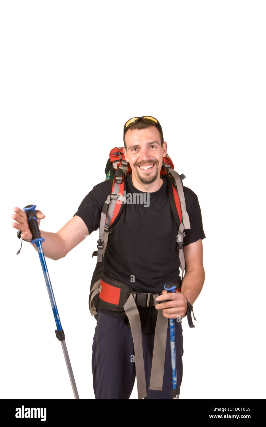 Hiking shows the right hand Stock Photo - Alamy