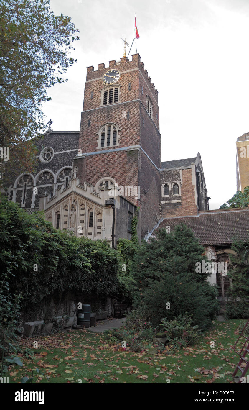The priory church of saint bartholomew the great hi-res stock ...