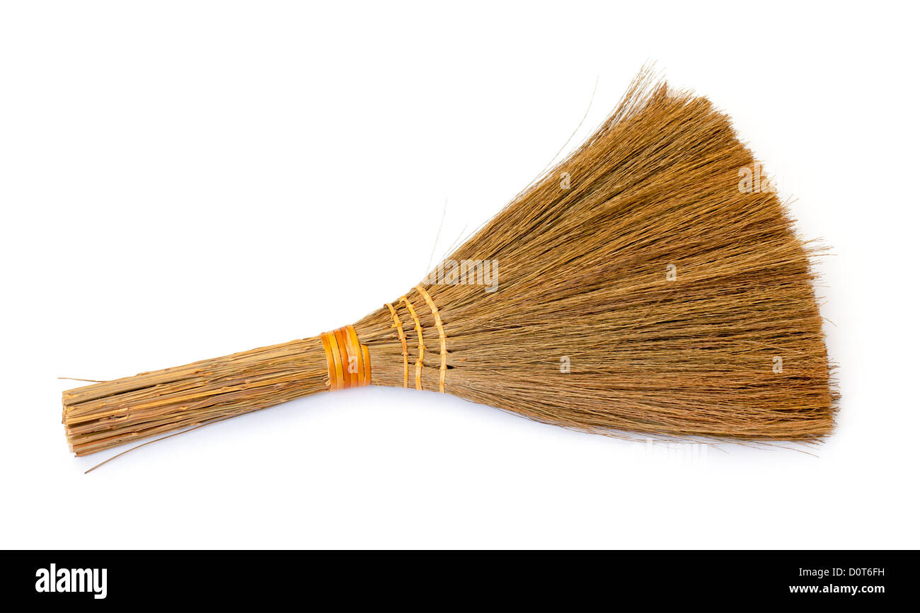 Wicker broom Cut Out Stock Images & Pictures - Alamy