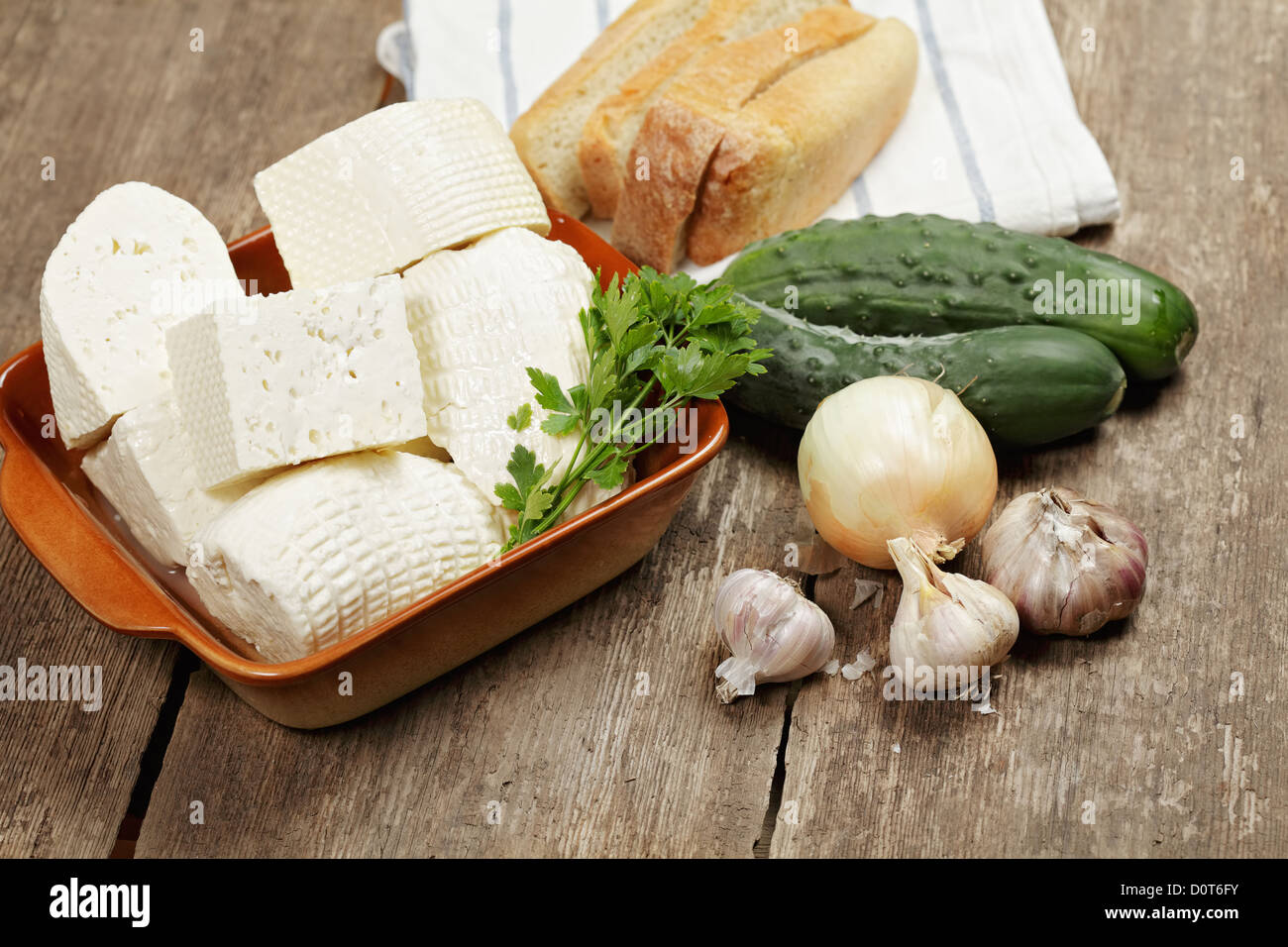 Cheese and vegetables Stock Photo - Alamy
