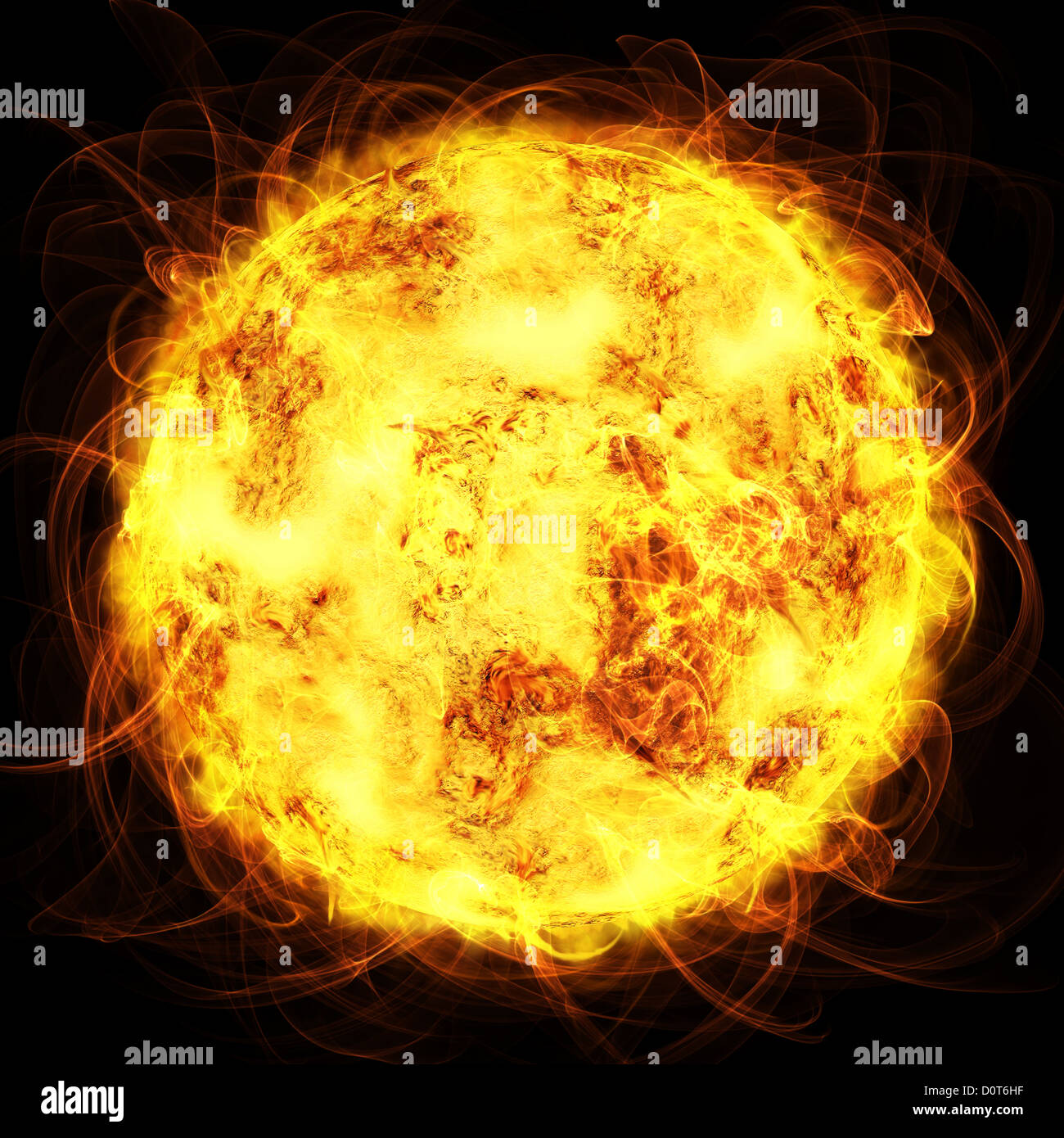 The Sun in Space Stock Photo - Alamy