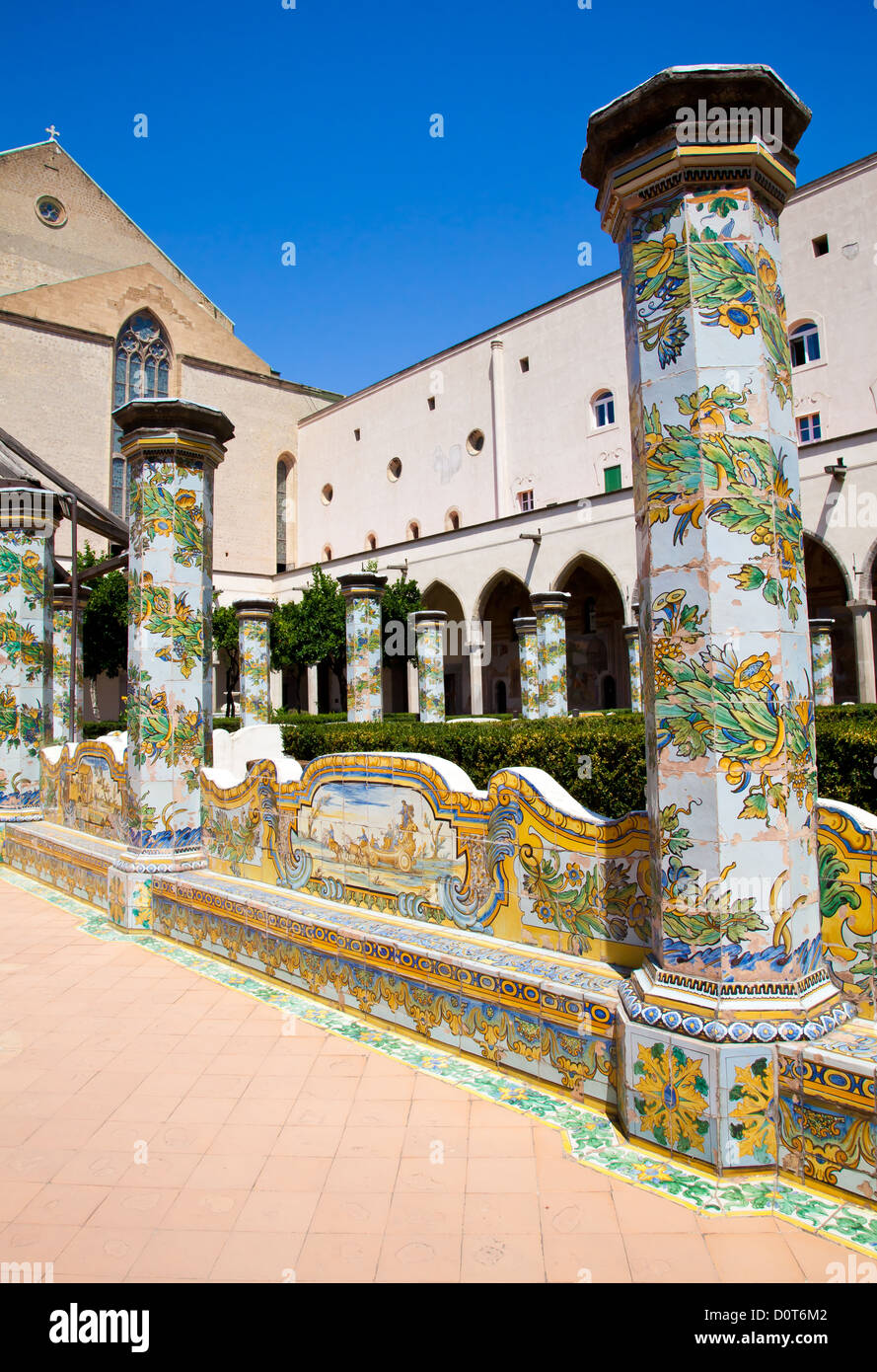 Santa Chiara Monastery - Naples Stock Photo - Alamy