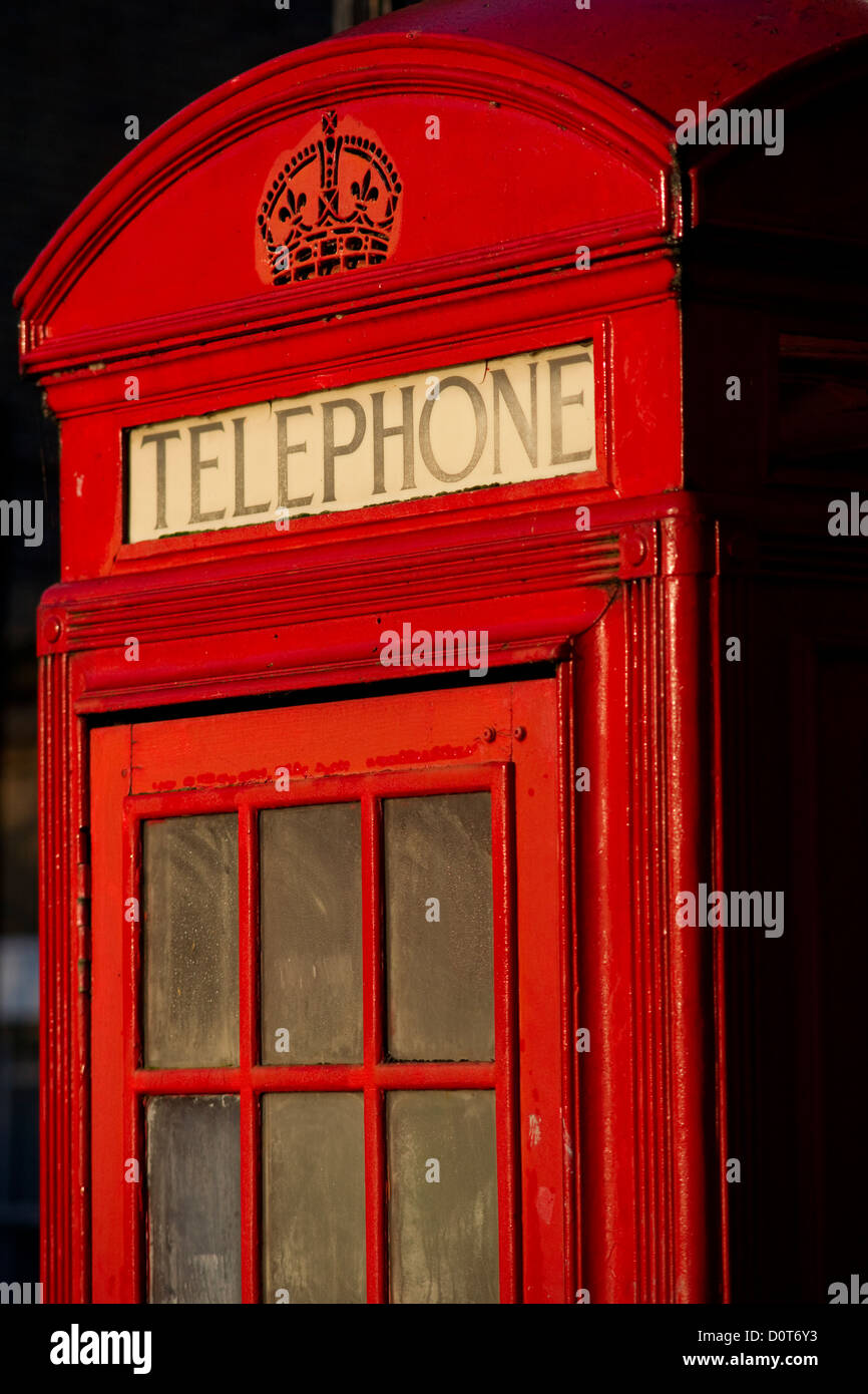Red Phone Box Stock Photo - Alamy