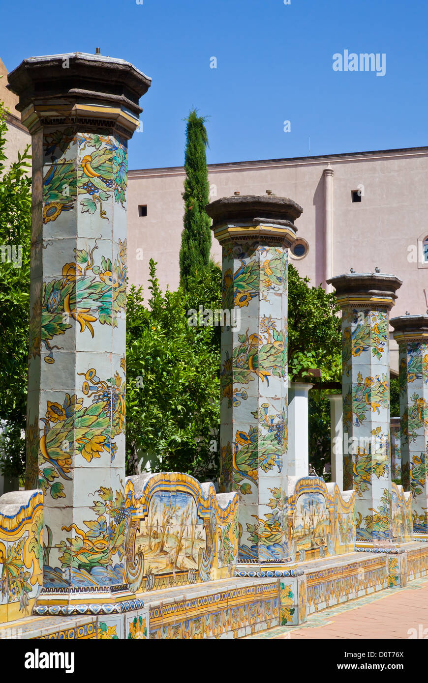 Santa Chiara Monastery - Naples Stock Photo - Alamy