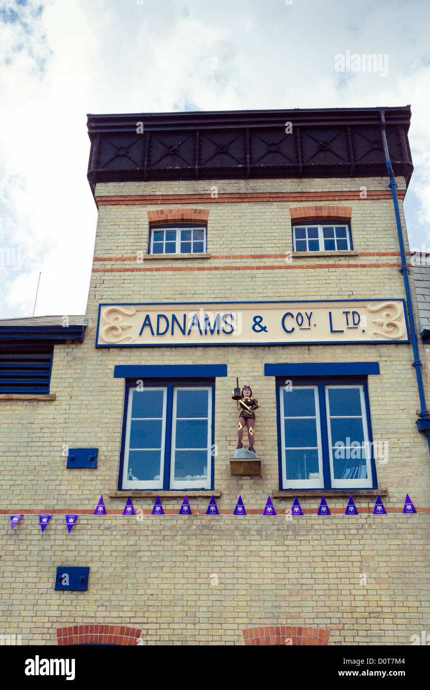 Adnams brewery in Southwold, Suffolk, UK Stock Photo - Alamy
