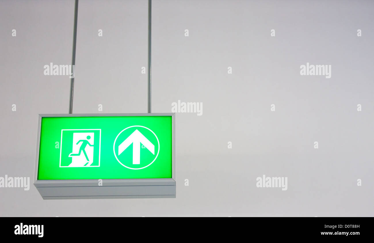 Fire exit sign hi-res stock photography and images - Alamy