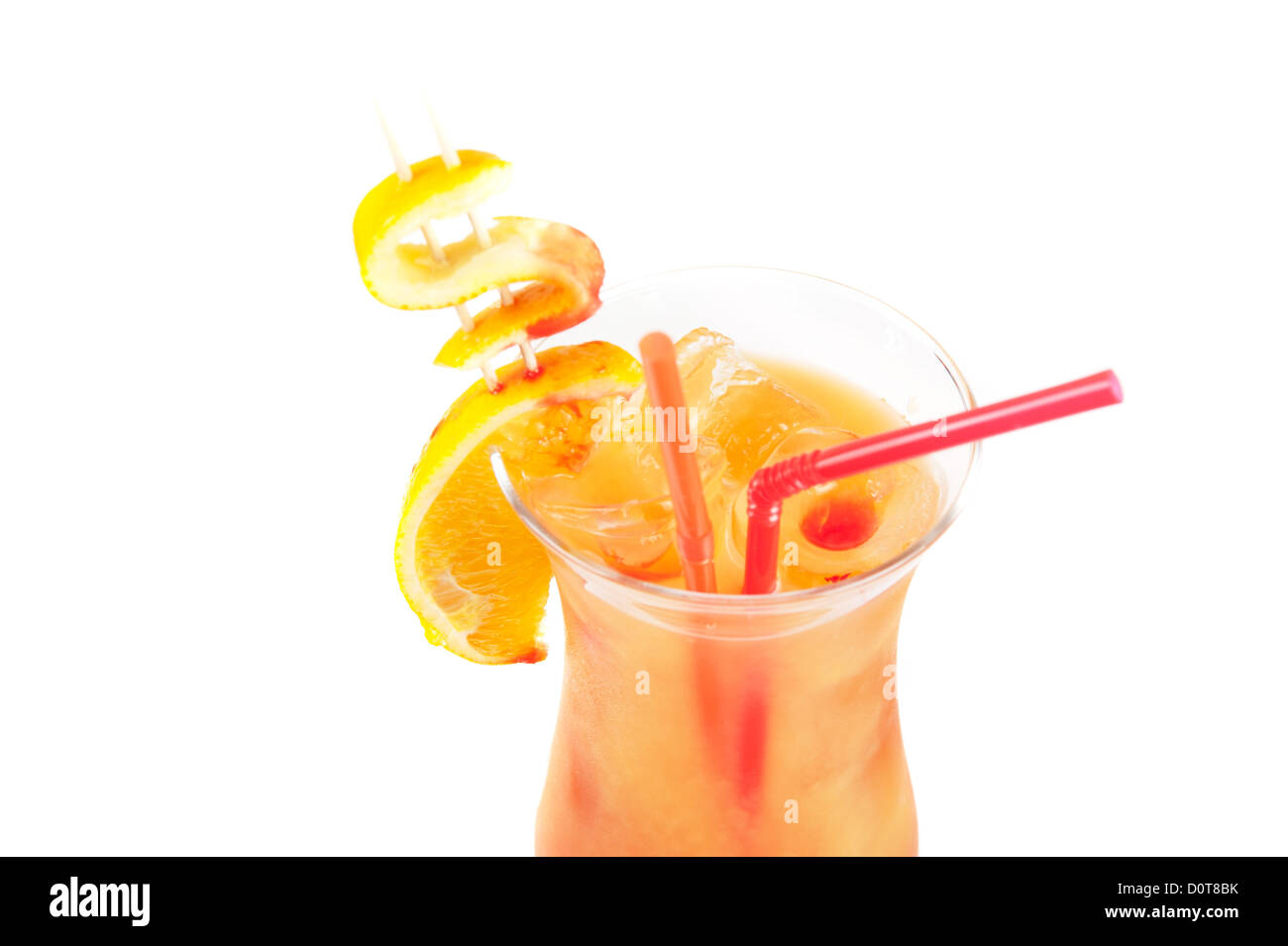 Orange dollar cocktail Stock Photo - Alamy