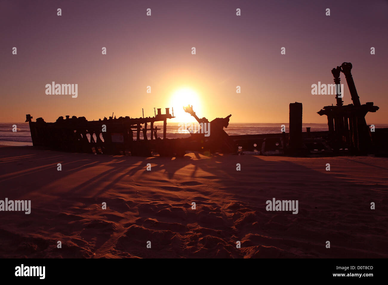 Maheno Wreck, Maheno, wreck, ship wreck, beach, seashore, stranded ...