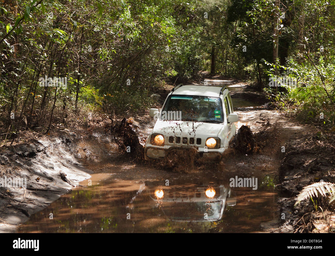 Sand, runway, Fraser Island, Queensland, Australia, tourism, attraction ...