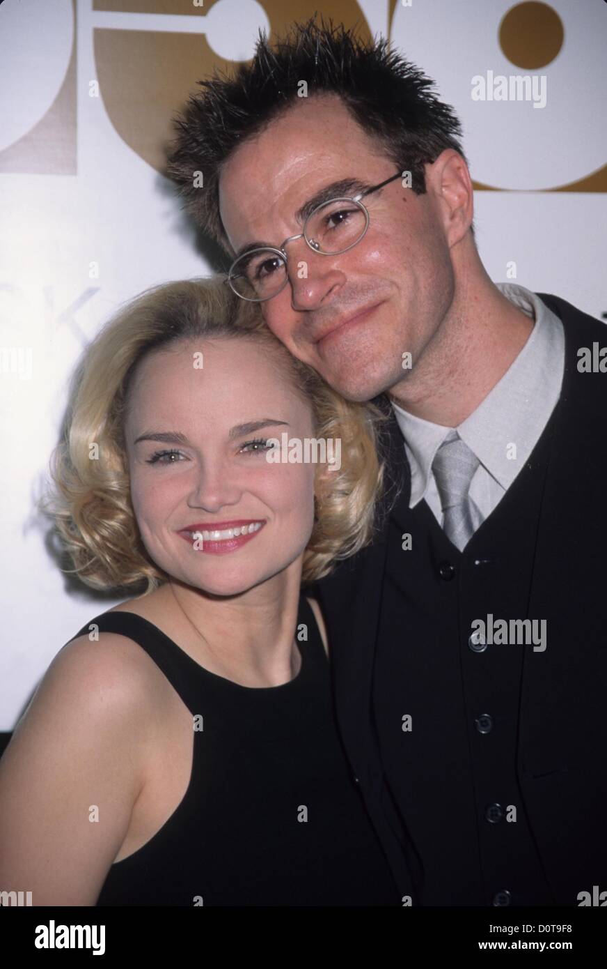 KRISTIN CHENOWETH with Roger Bart.44th annual Drama Desk awards at F.H. LaGuardia High School in ...