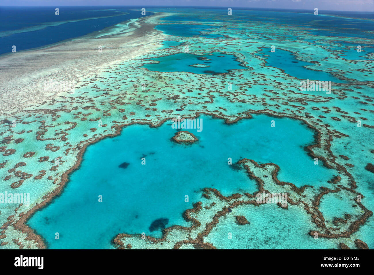 Heart Reef, Hardy Reef, Great Barrier Reef, nature, helicopter ...