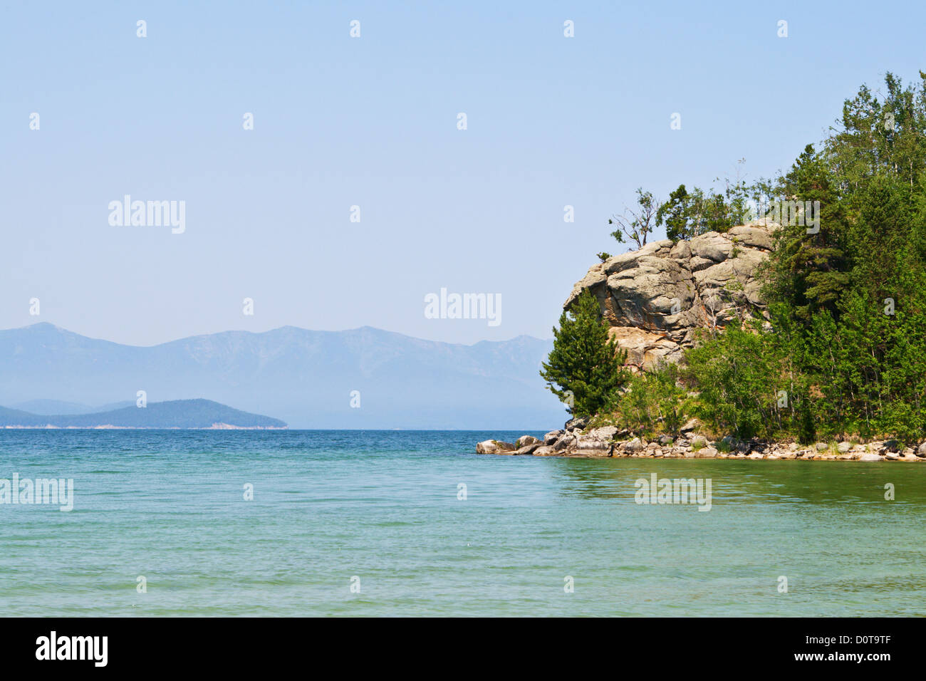 Azure bay in the Chivyrkujsky gulf Stock Photo - Alamy