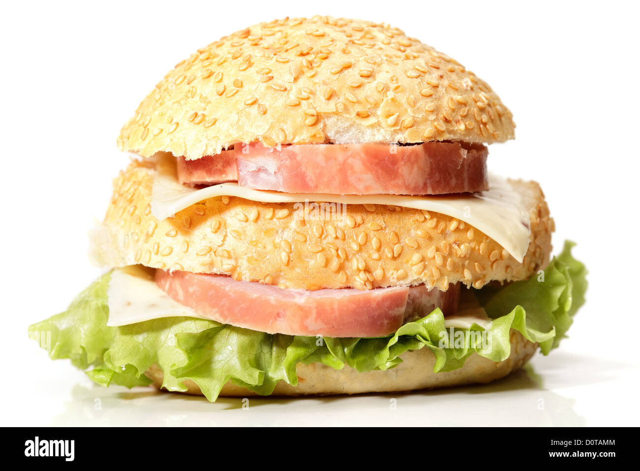 Ham and cheese sandwich Stock Photo - Alamy