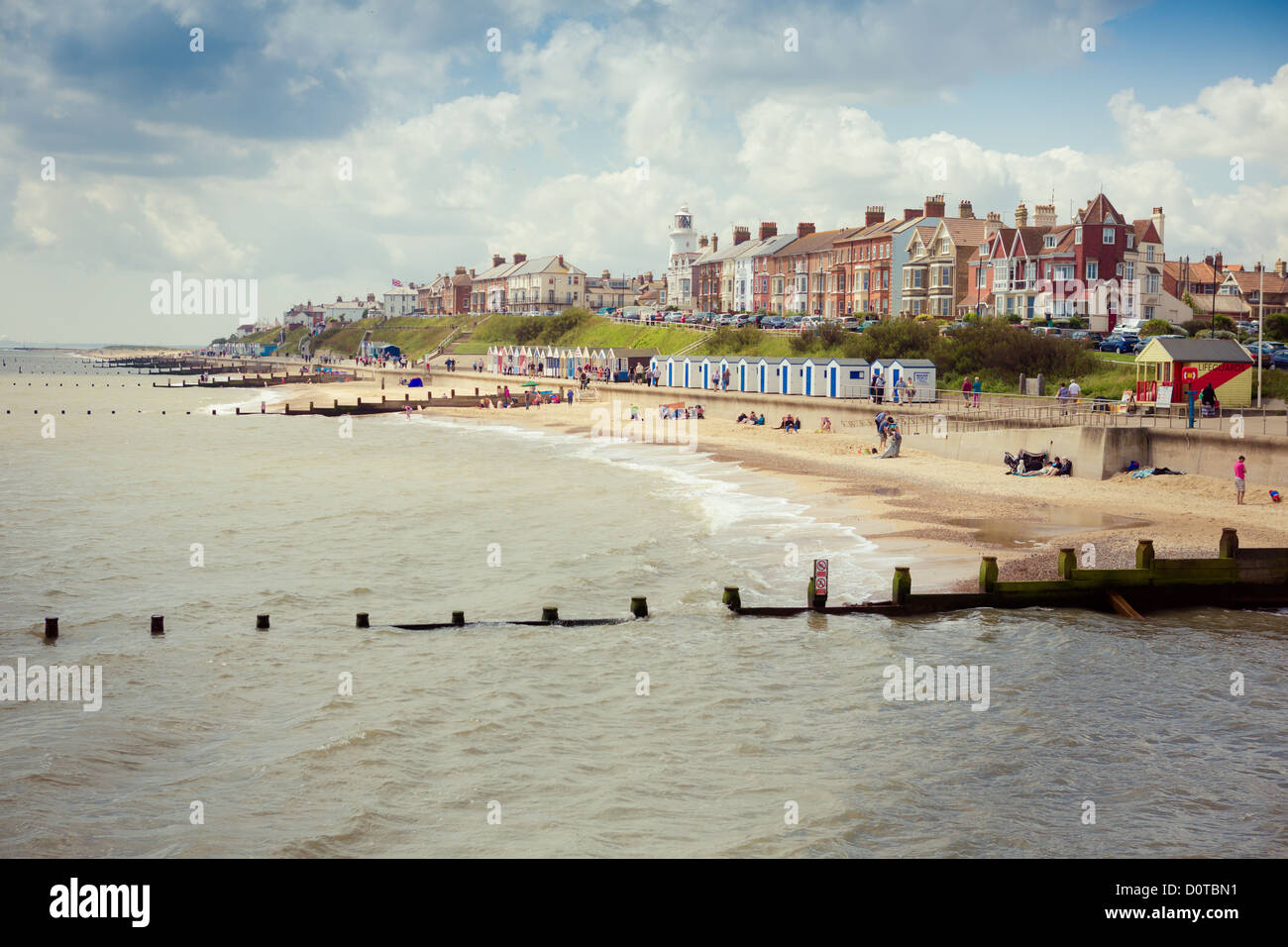 Southwold view from the sea front, Suffolk, UK Stock Photo - Alamy
