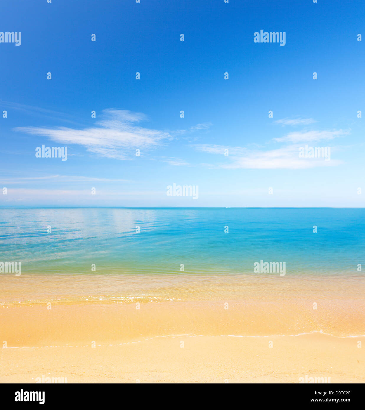 beach and sea Stock Photo - Alamy