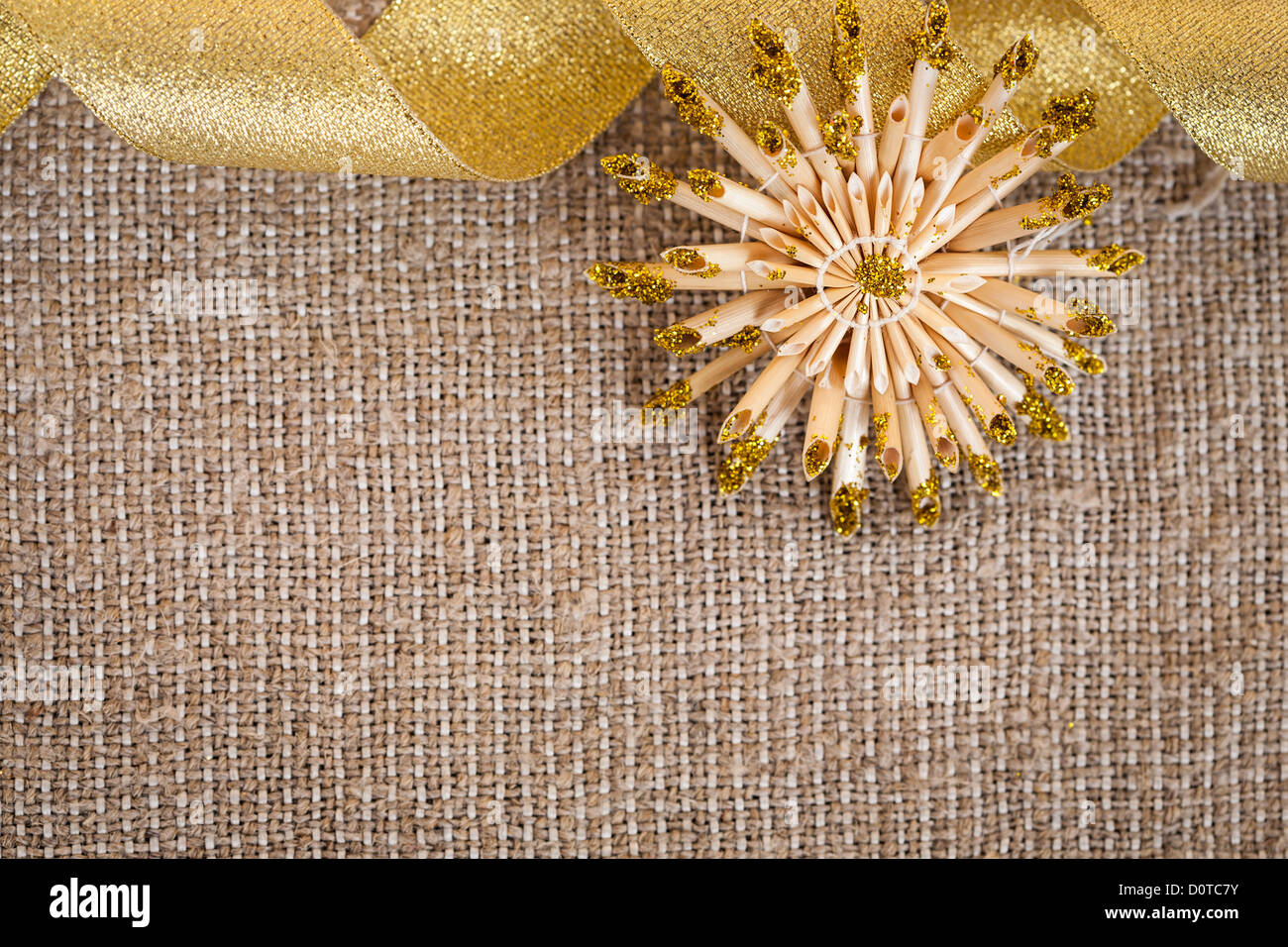 Christmas tree golden border hi-res stock photography and images - Alamy