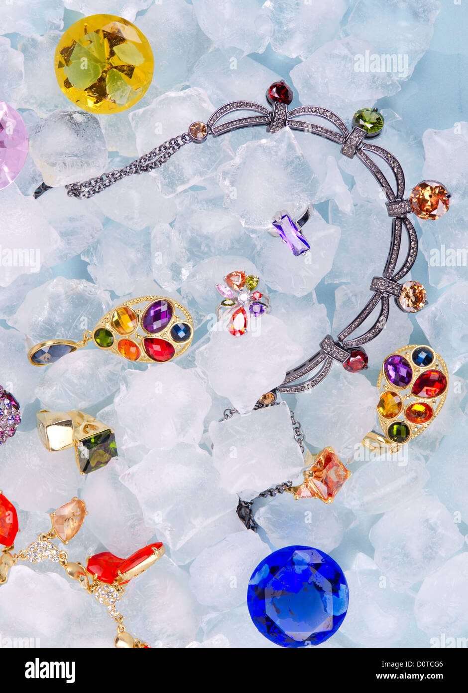 Jewels at ice Stock Photo - Alamy