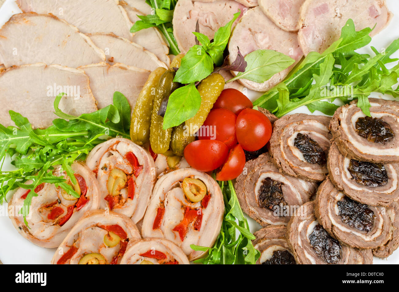meat tenderloin with prune Stock Photo - Alamy