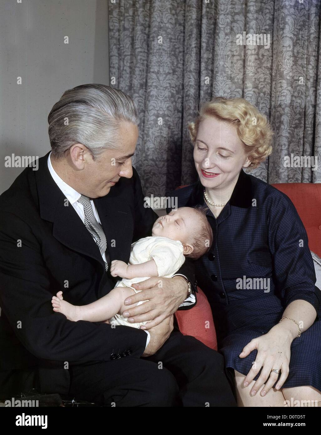 MARGARET TRUMAN with husband Clifton Elbert Daniel and son Clifton ...