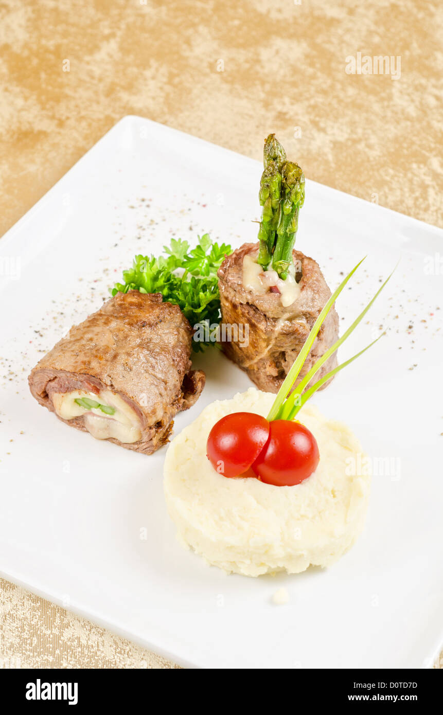 Deli meat cheese rolls hi-res stock photography and images - Alamy