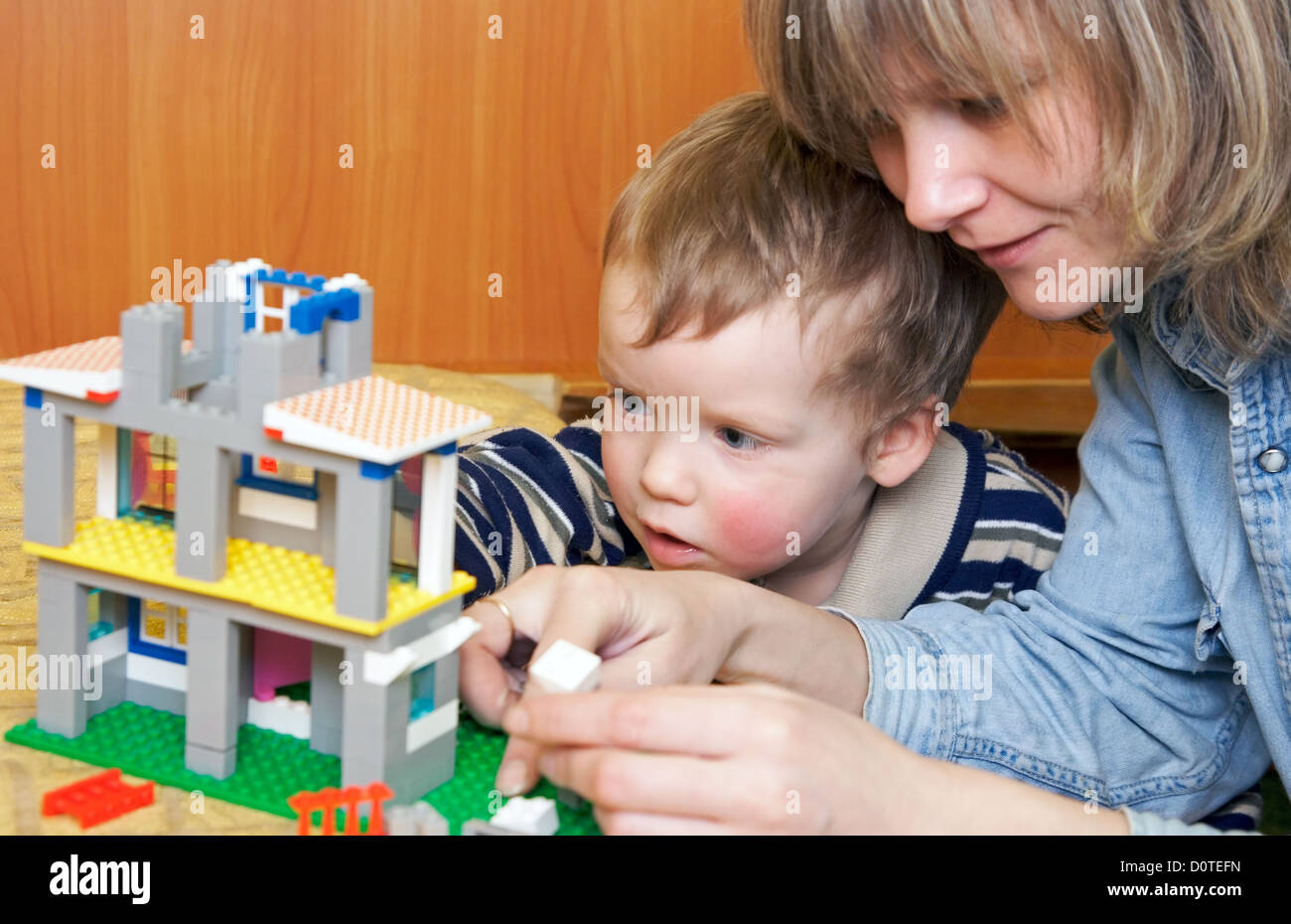 Small creator build a house Stock Photo - Alamy