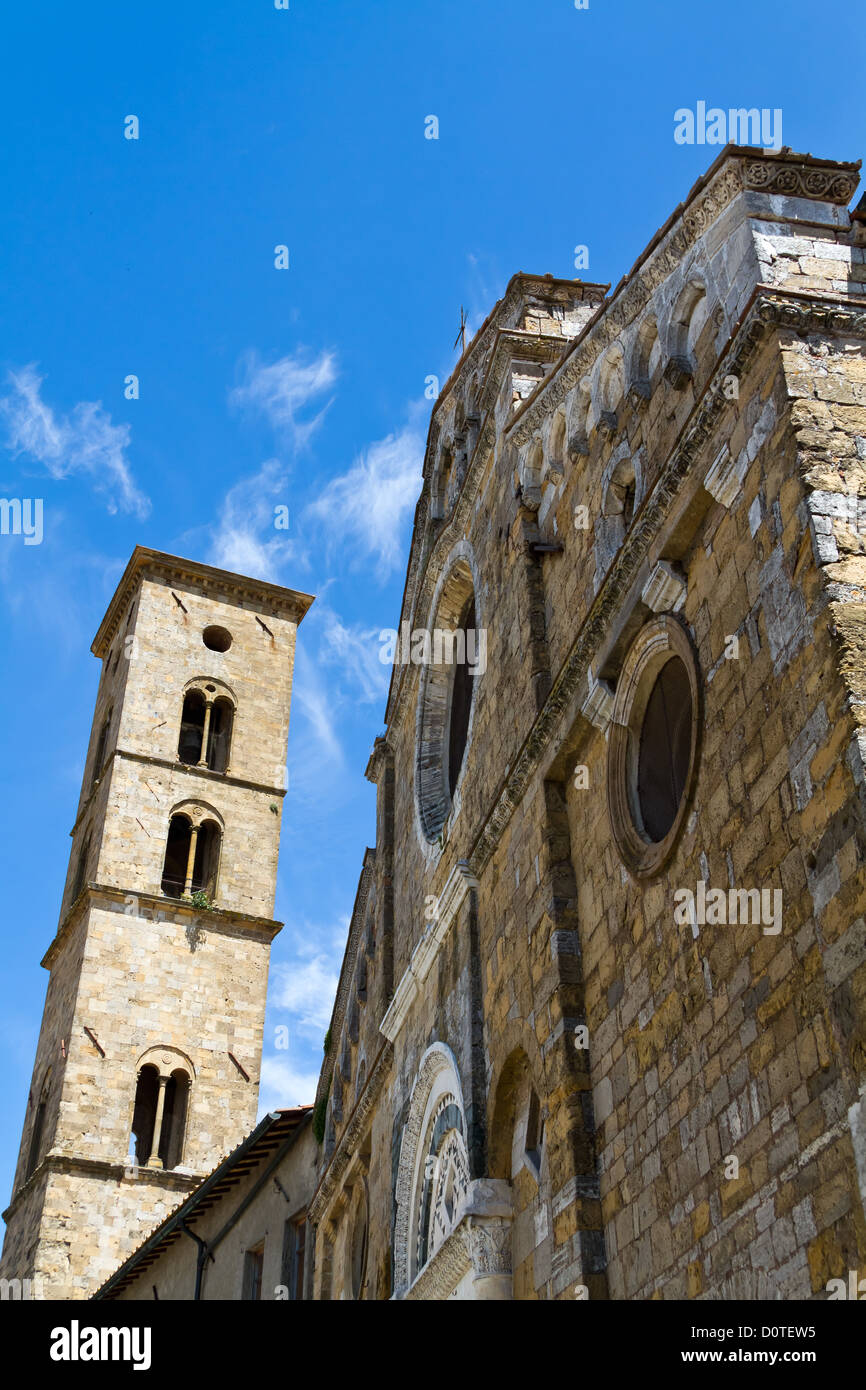 Typical Bell Tower in Volterra in Tuscany, Italy Stock Photo - Alamy