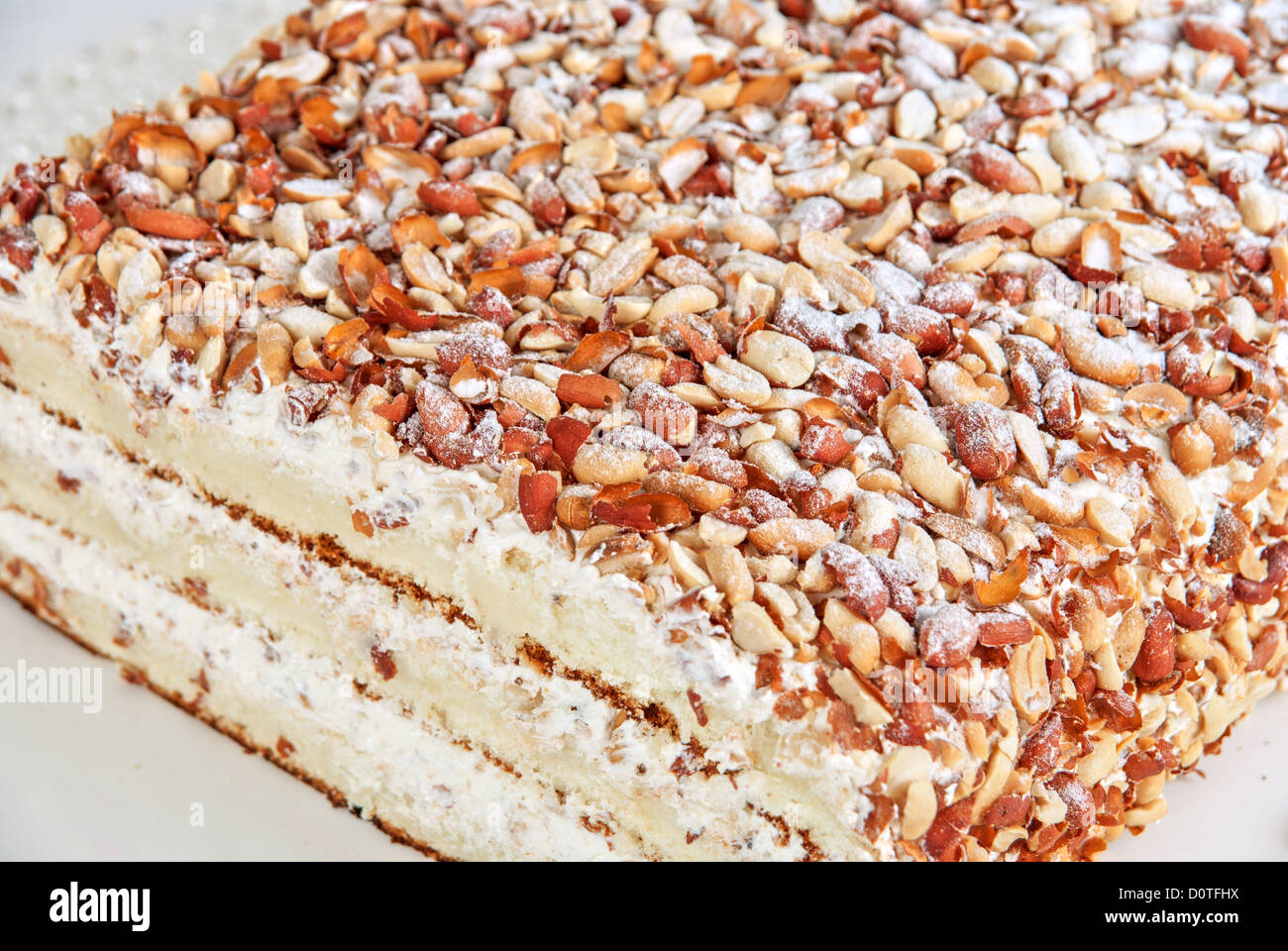 tasty nuts cake Stock Photo - Alamy