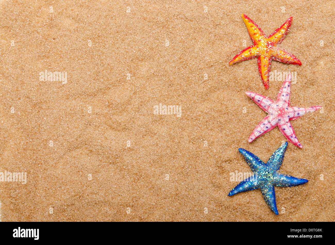 Sea stars on the sand Stock Photo - Alamy