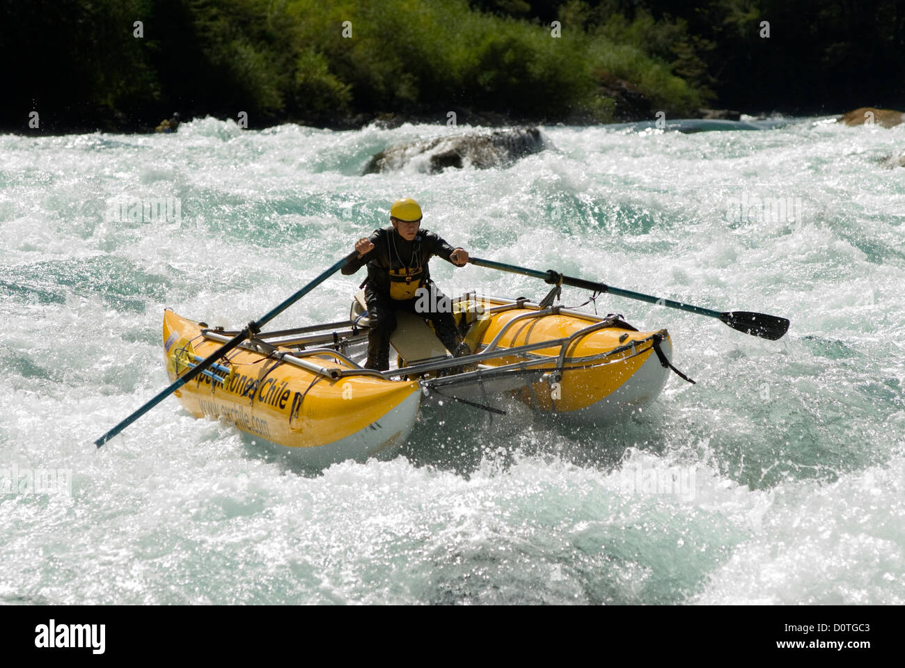 Whitewater rafting on Chile's Futaleufu River Stock Photo - Alamy